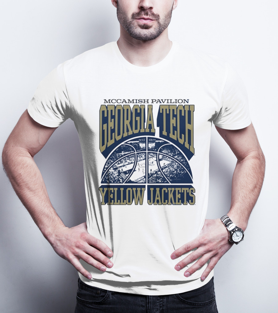Georgia Tech Yellow Jackets Basketball McCamish Pavilion Georgia Tech Yellow Jackets T-Shirt