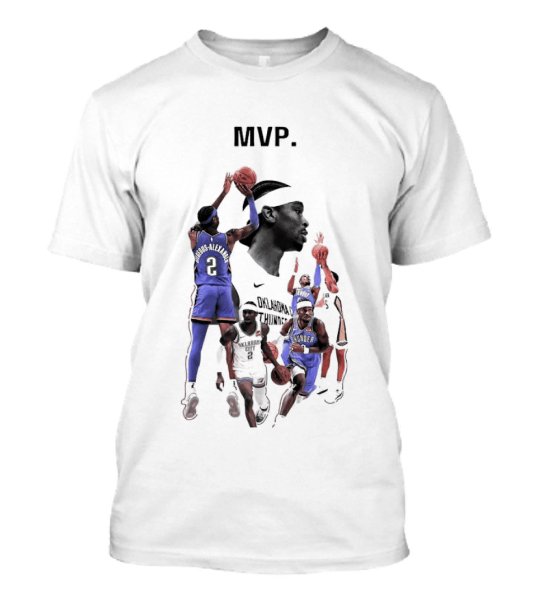 SGA Shai Gilgeous Alexander OKC Thunder MVP T-Shirt