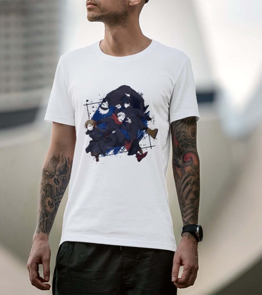 Jujutsu Kaisen Characters Dynamic Illustration 2026 Concert T-Shirt