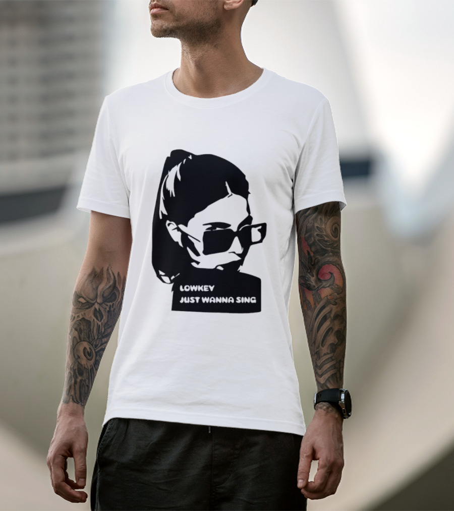 Lowkey Just Wanna Sing X Sophie Rey Sunglasses Girl T-Shirt