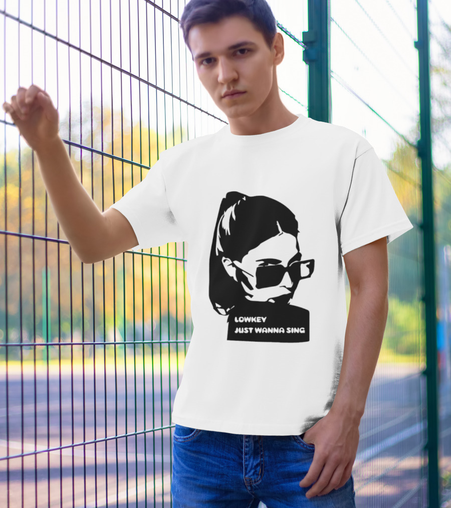 Lowkey Just Wanna Sing X Sophie Rey Sunglasses Girl T-Shirt
