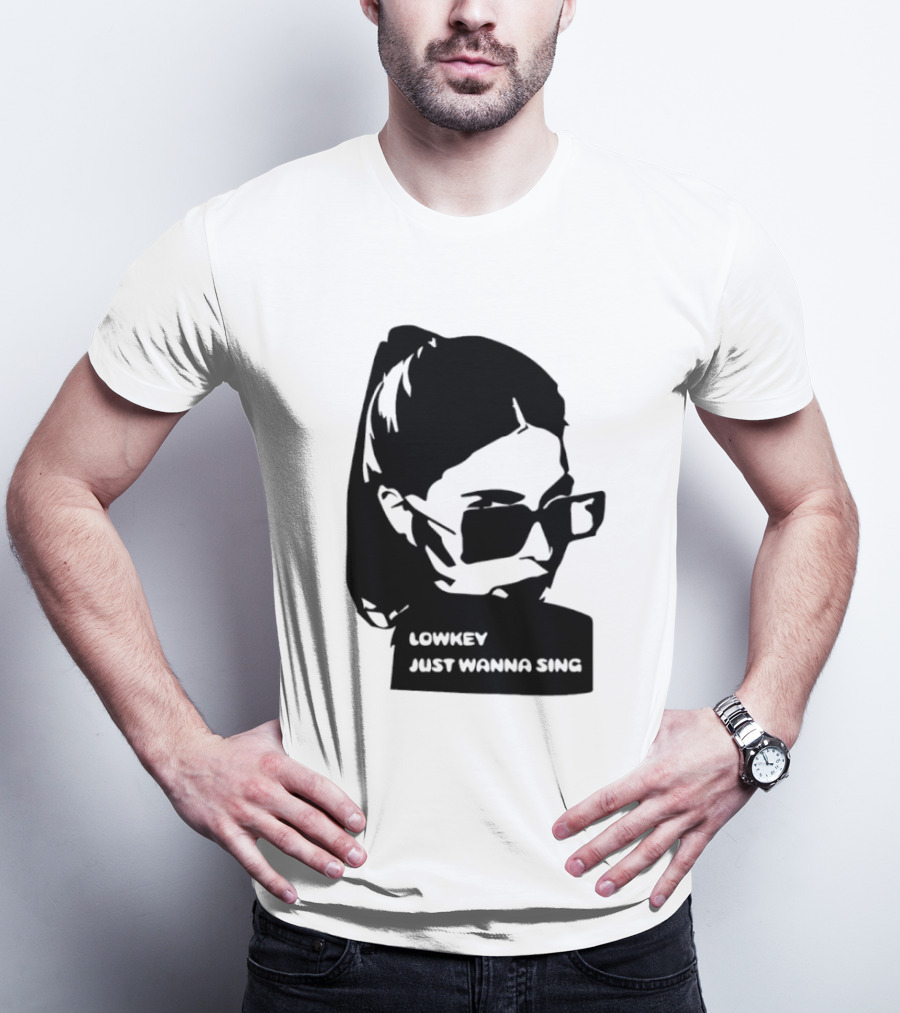 Lowkey Just Wanna Sing X Sophie Rey Sunglasses Girl T-Shirt