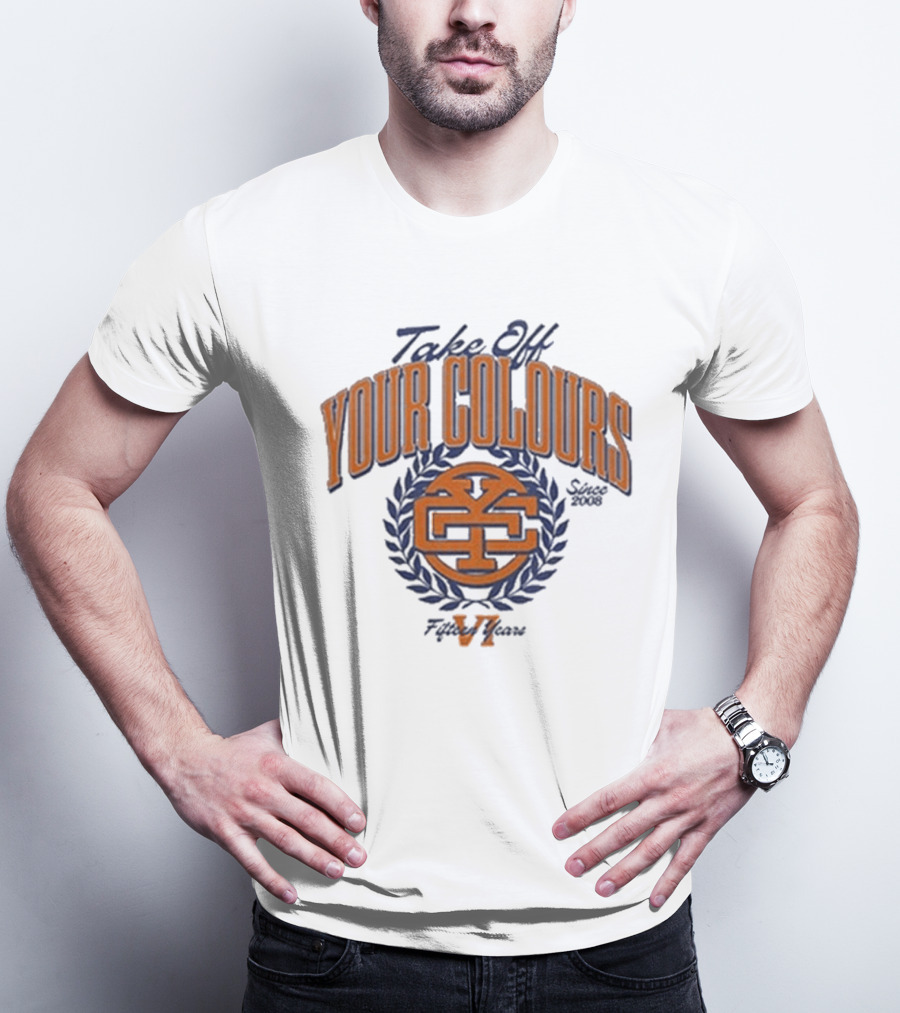 You Me At Six Take Off Your Colours 15 Years 2008 YMAS 15th Anniversary T-Shirt