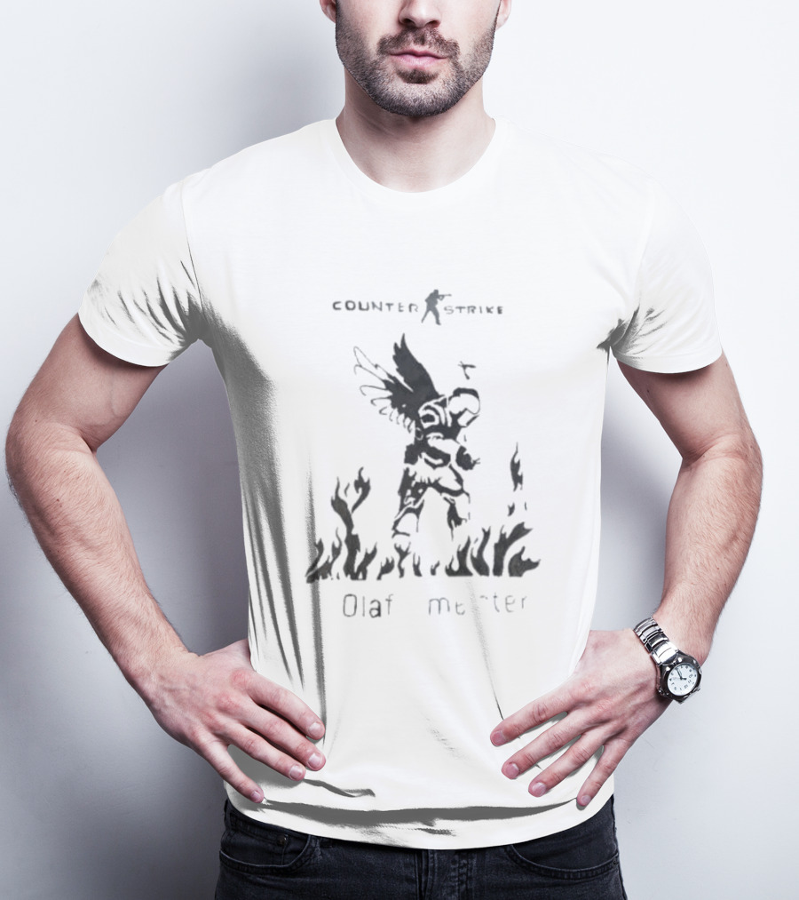 Counter Strike Olaf Meister Wings And Flames T-Shirt