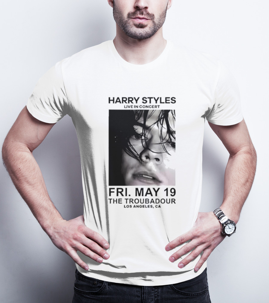Harry Styles Live In Concert Fri May 19 The Troubadour Los Angeles 2026 T-Shirt