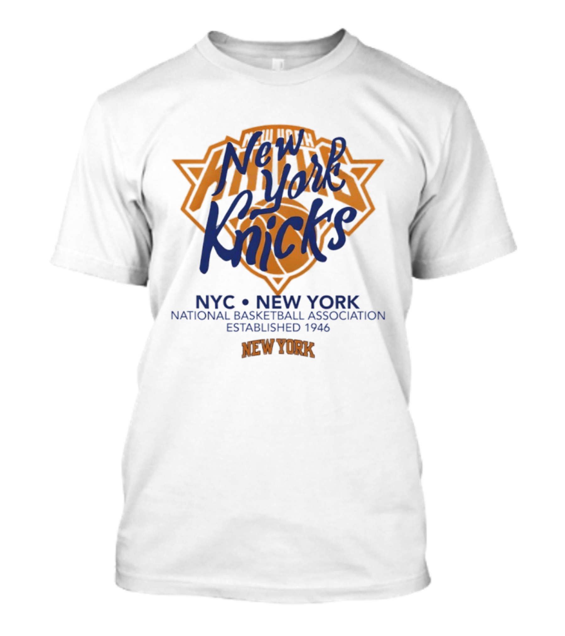 New York Knicks NYC National Basketball Association Established 1946 T-Shirt