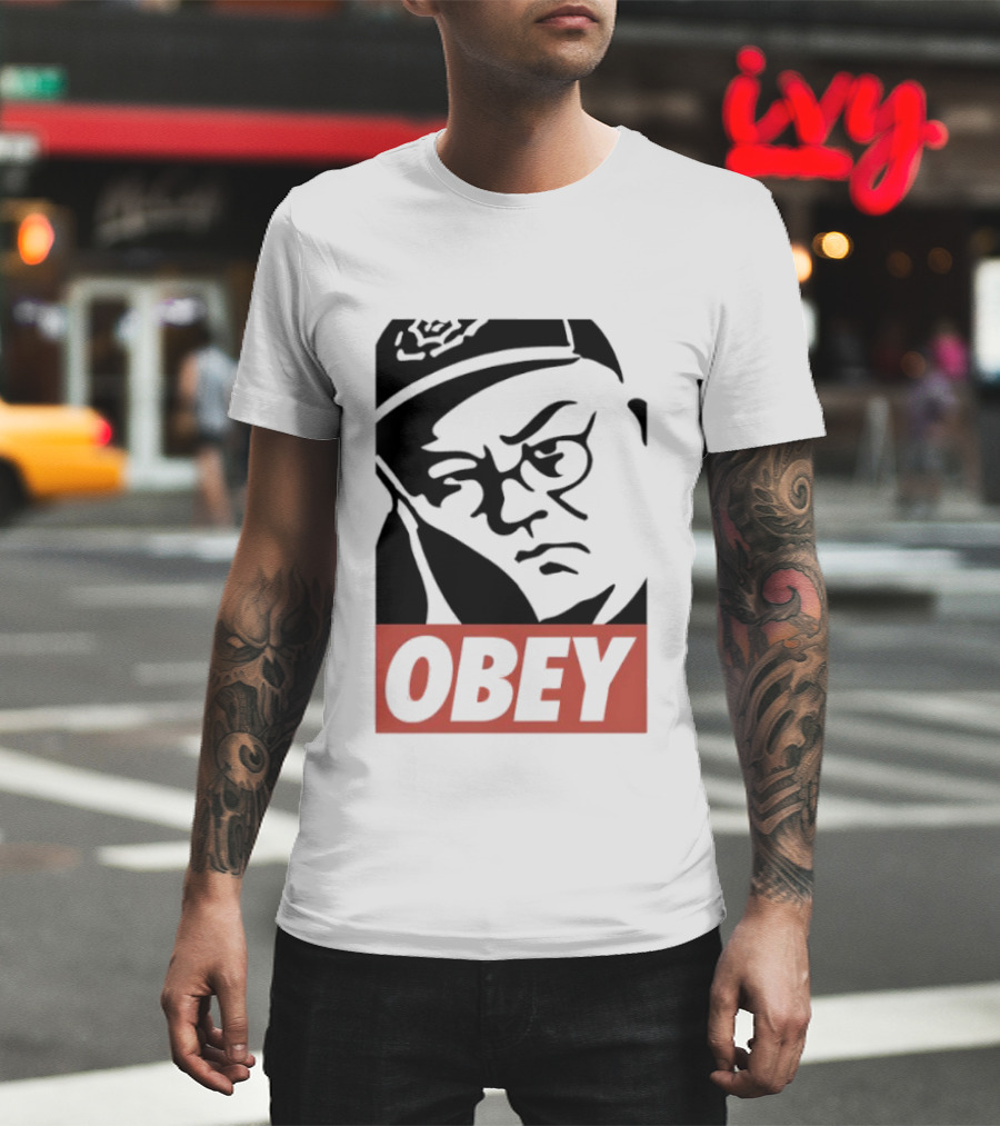 Obey Giant Face Shepard Fairey Street T-Shirt