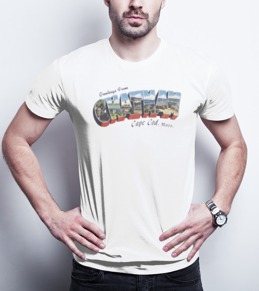 Greetings From Chatham Cape Cod Massachusetts Retro Postcard T-Shirt