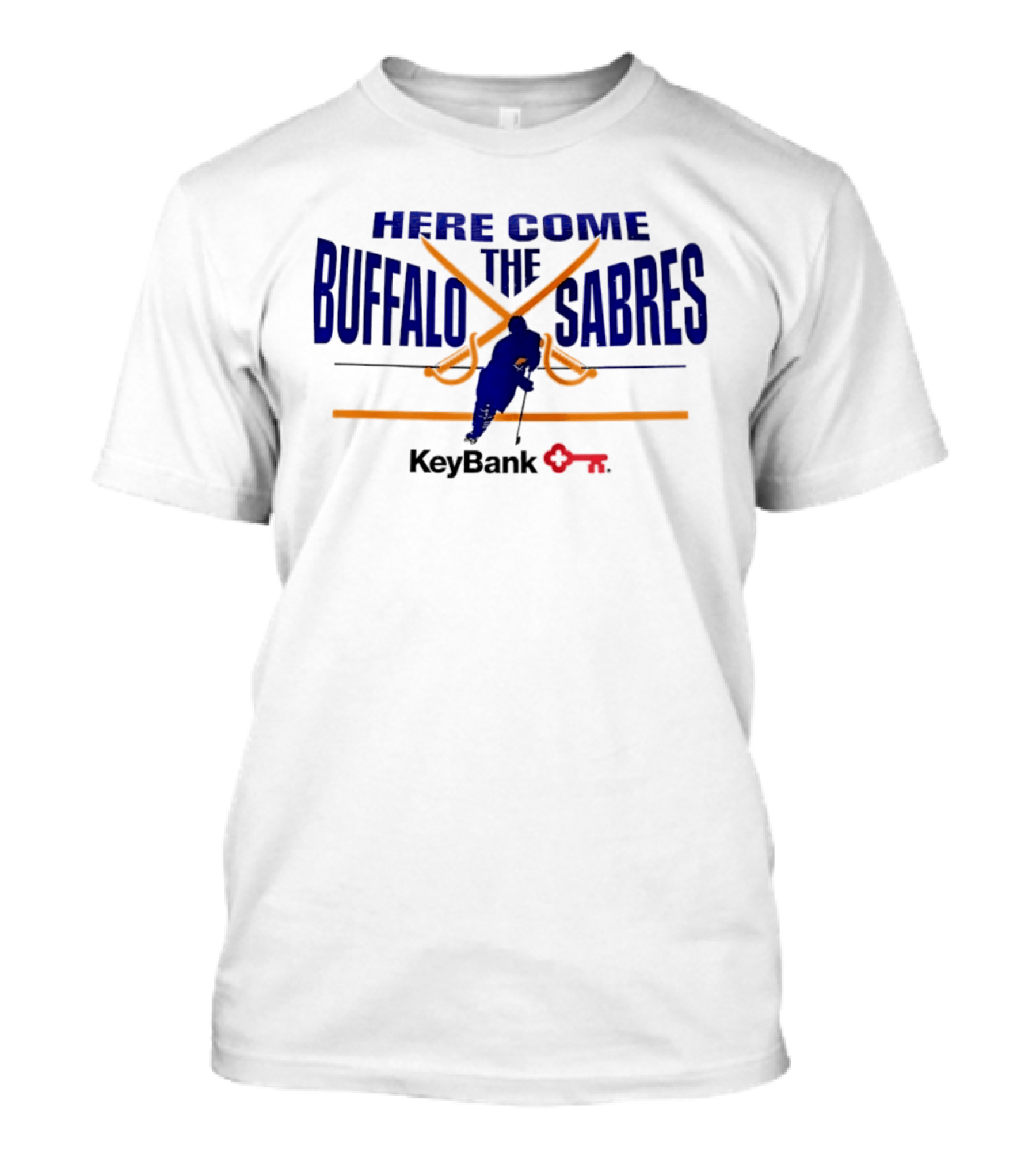 Here Come Buffalo The Sabres KeyBank Hockey Promotion T-Shirt