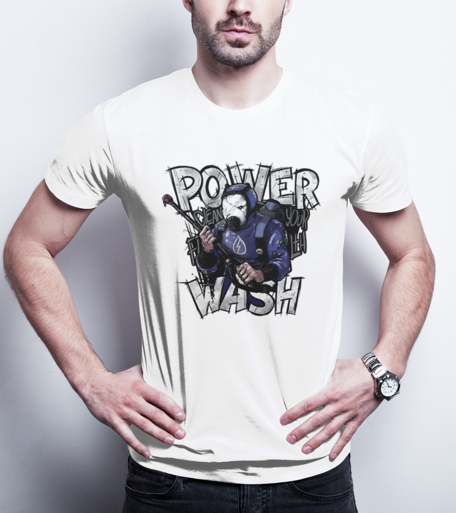 PowerWash Simulator Clean Your Fith T-Shirt