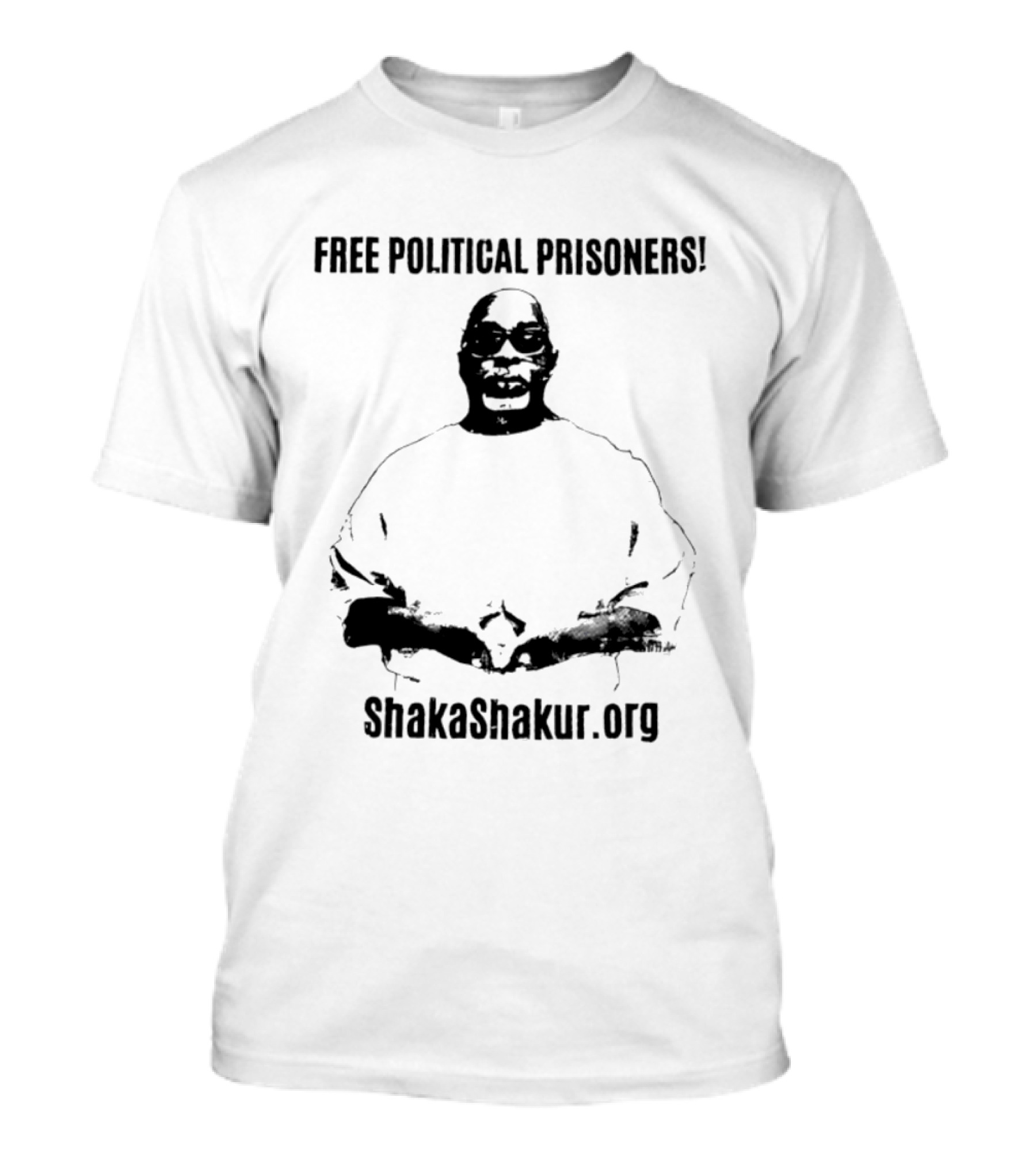 Free Political Prisoners ShakaShakur.org T-Shirt