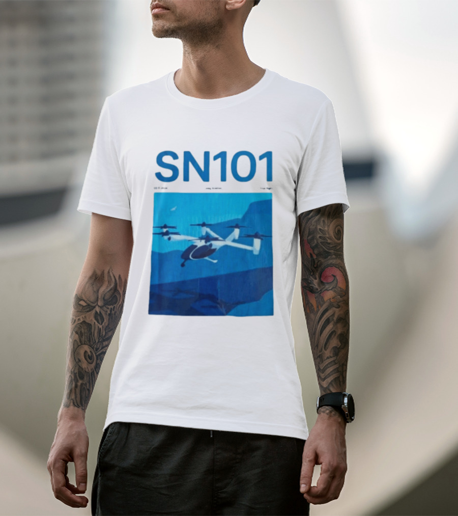 SN101 Joby Aviation First Flight Electric Air Taxi Innovation T-Shirt