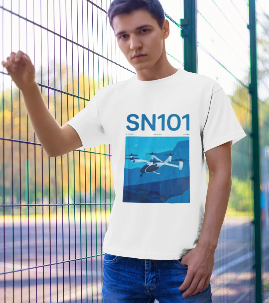 SN101 Joby Aviation First Flight Electric Air Taxi Innovation T-Shirt