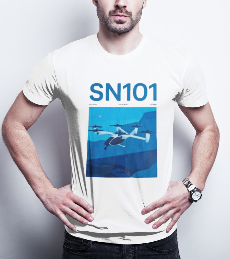 SN101 Joby Aviation First Flight Electric Air Taxi Innovation T-Shirt
