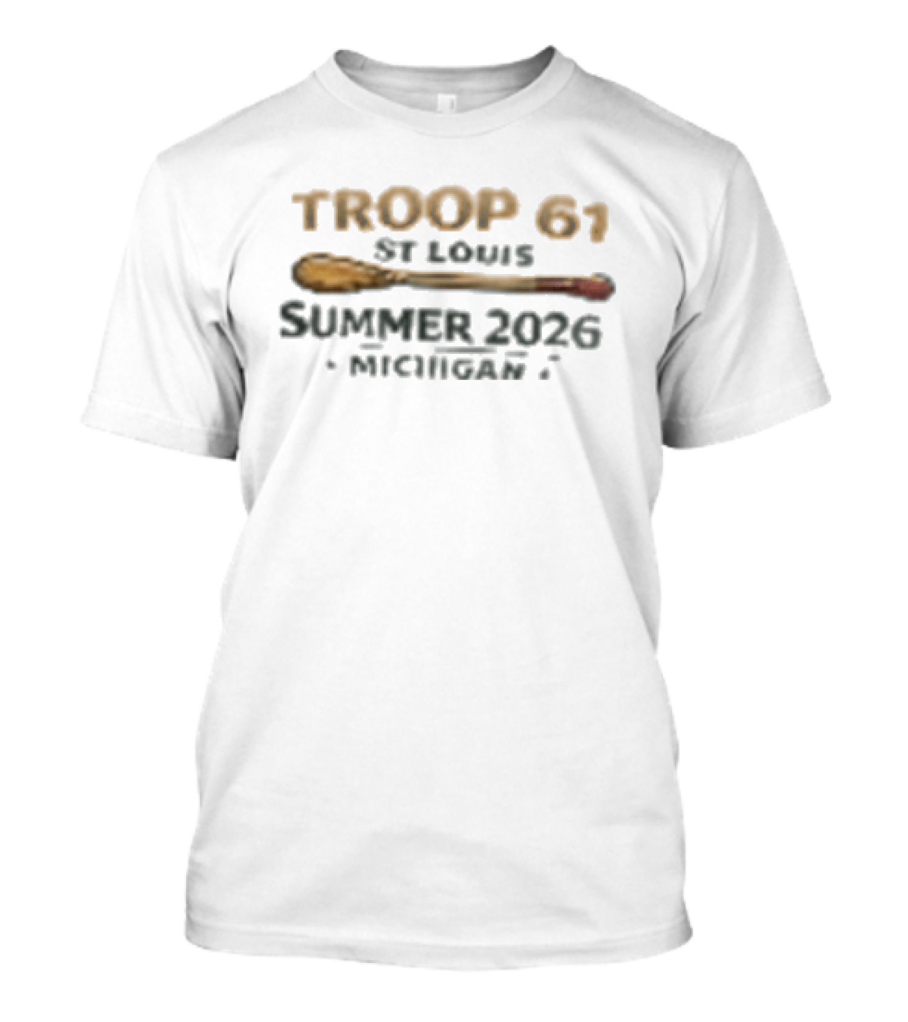 Troop 61 St Louis Summer 2026 Michigan Camp Paddle Repeat T-Shirt