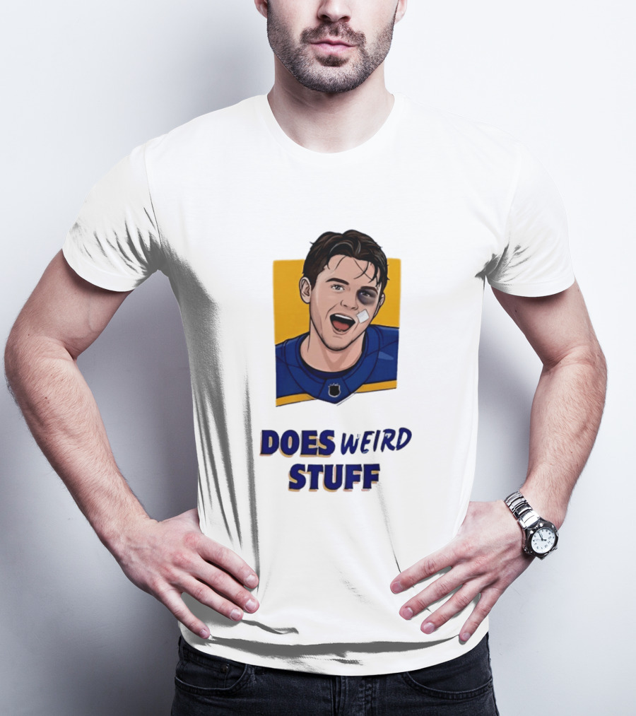 Buffalo Sabres Zach Benson Does Weird Stuff T-Shirt