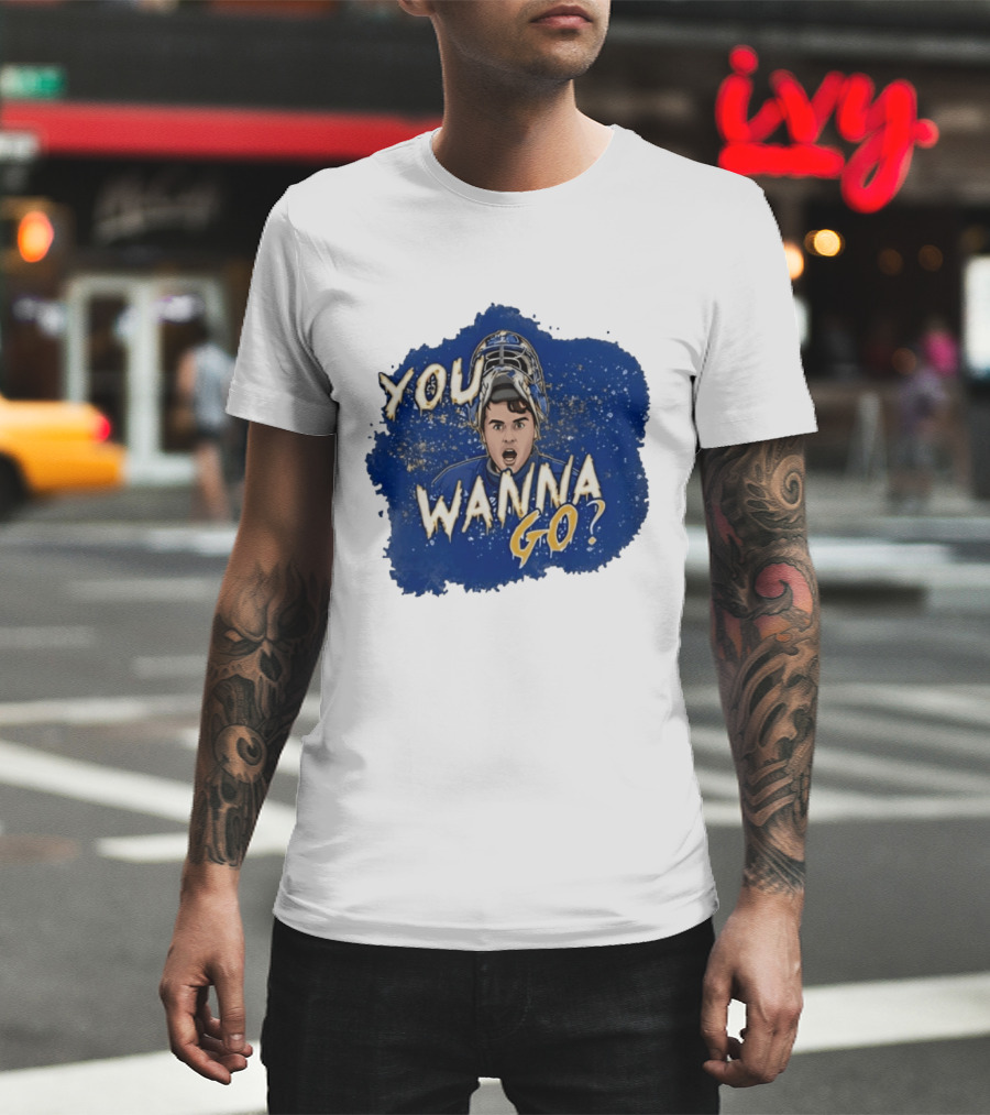 Zach Benson You Wanna Go Buffalo Sabres Hockey T-Shirt