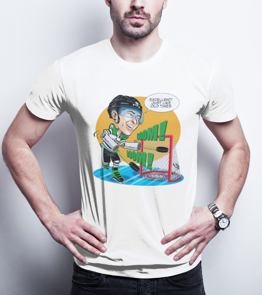 Jason Robertson Boom Excellent Just Like Old Times Hockey Goal T-Shirt