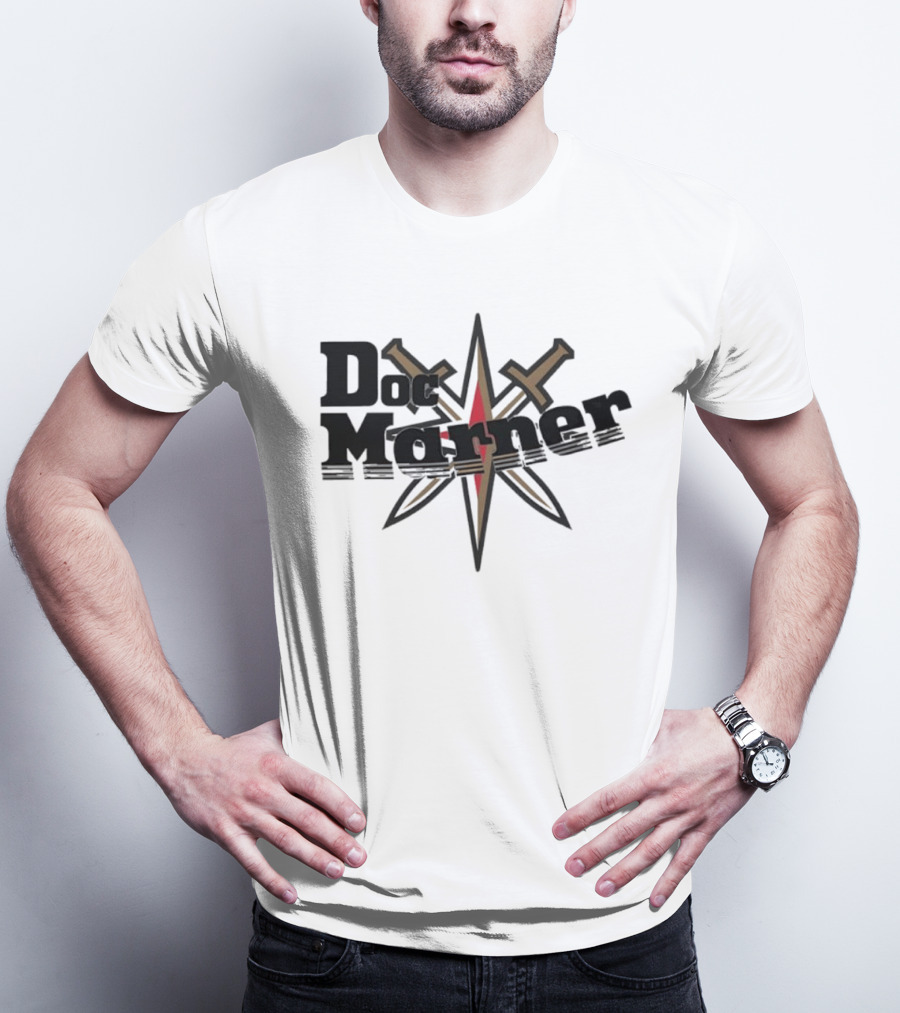Doc Marner Vegas Golden Knights Hockey Sword T-Shirt