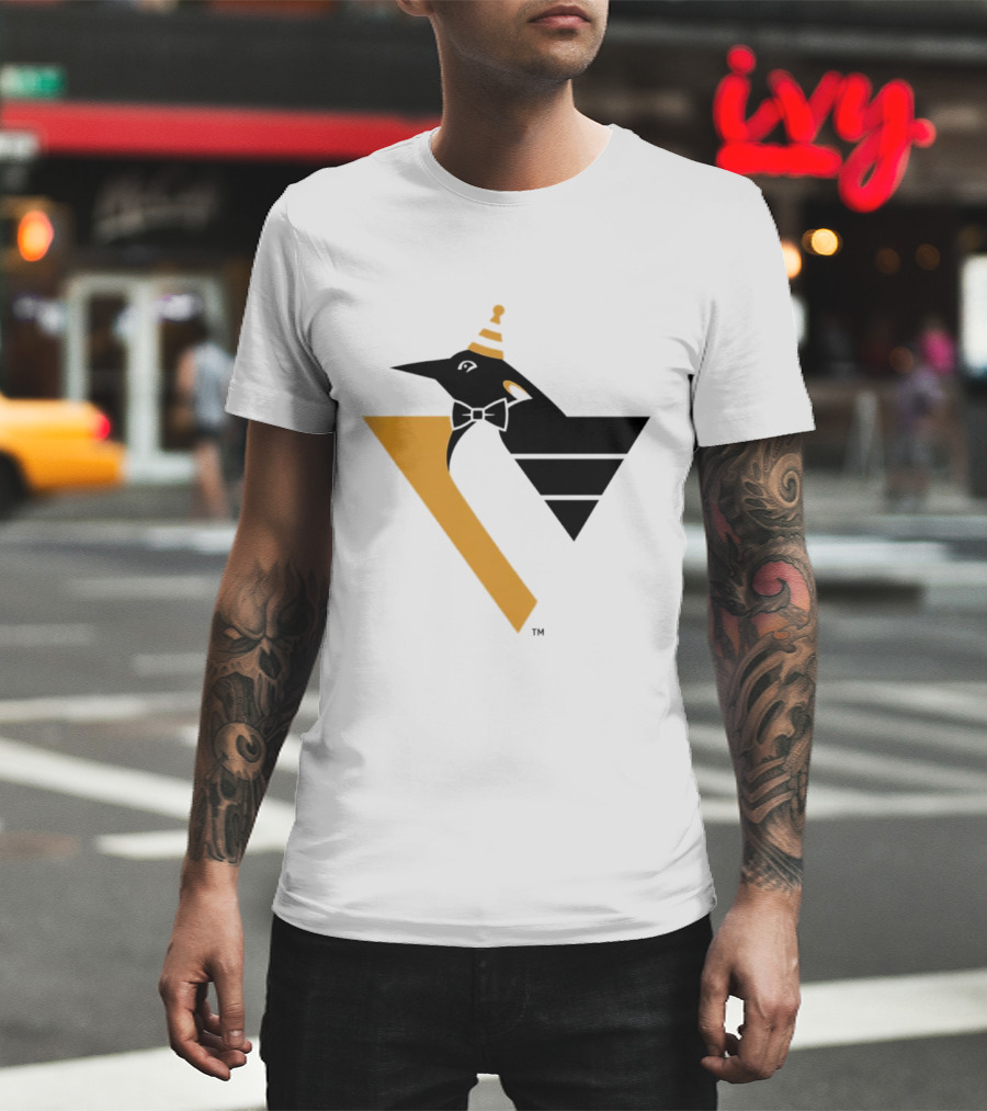 Pittsburgh Penguins Happy Birthday RoboPenguin NHL Party T-Shirt
