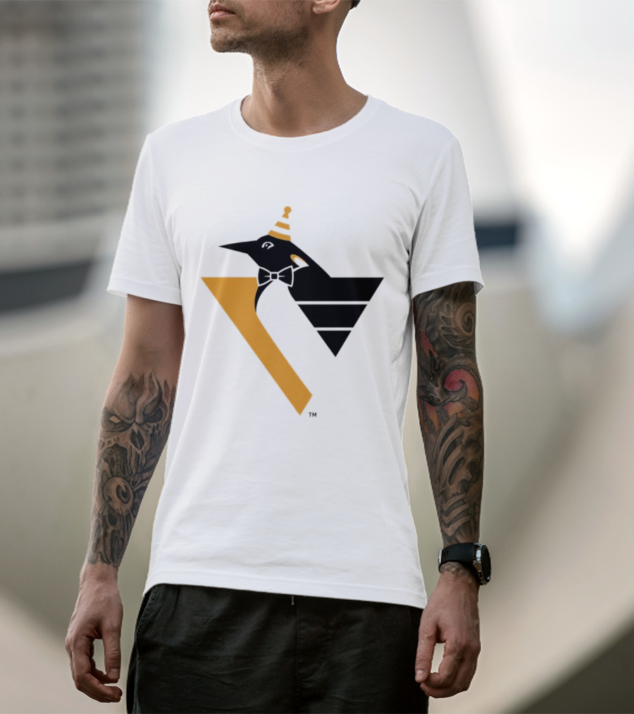 Pittsburgh Penguins Happy Birthday RoboPenguin NHL Party T-Shirt