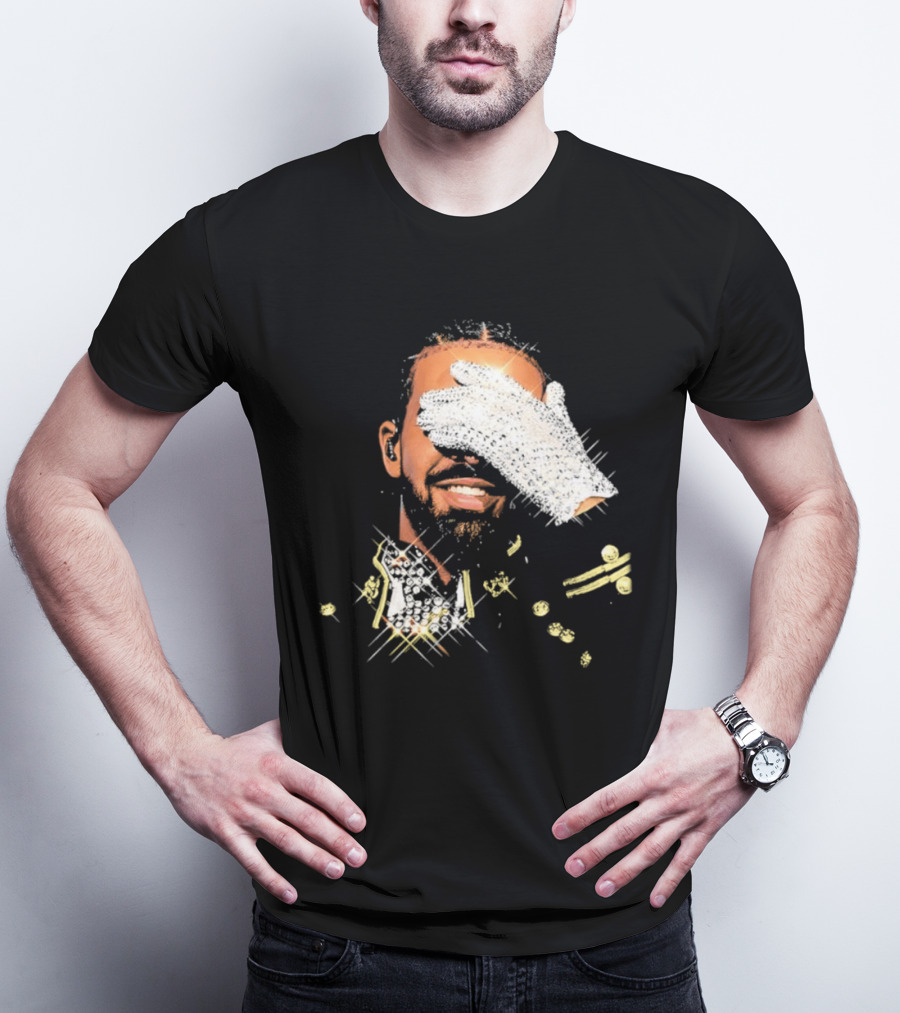 Drake Iceman Pay Tribute To Michael Jackson Glitter Glove Iconic Gesture T-Shirt
