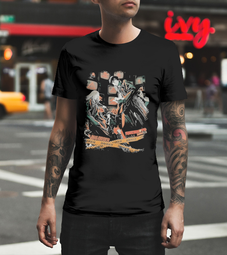 Sakamoto Days The Order Danger Anime Warning Signs T-Shirt