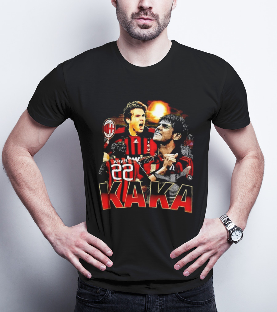 Kaká 22 AC Milan Soccer Icon Celebration 1899 T-Shirt