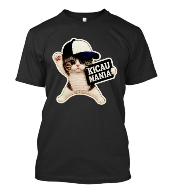 Kicau Mania Crochet Cat With Baseball Cap T-Shirt