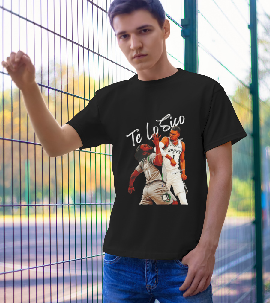San Antonio Spurs Basketball Te Lo Sico Wemby Elbow Reid T-Shirt