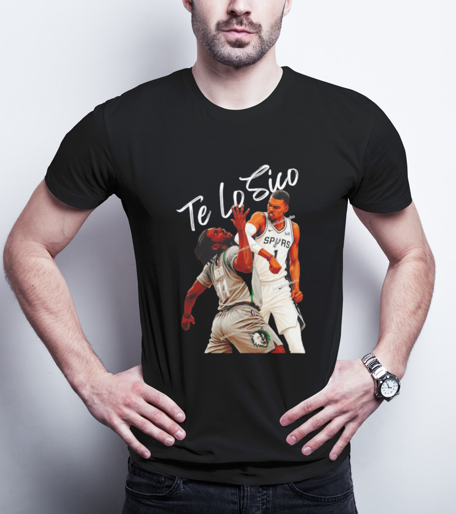 San Antonio Spurs Basketball Te Lo Sico Wemby Elbow Reid T-Shirt