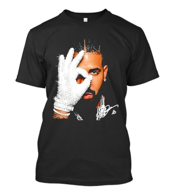 The Iceman Drake Rhinestone Glove T-Shirt