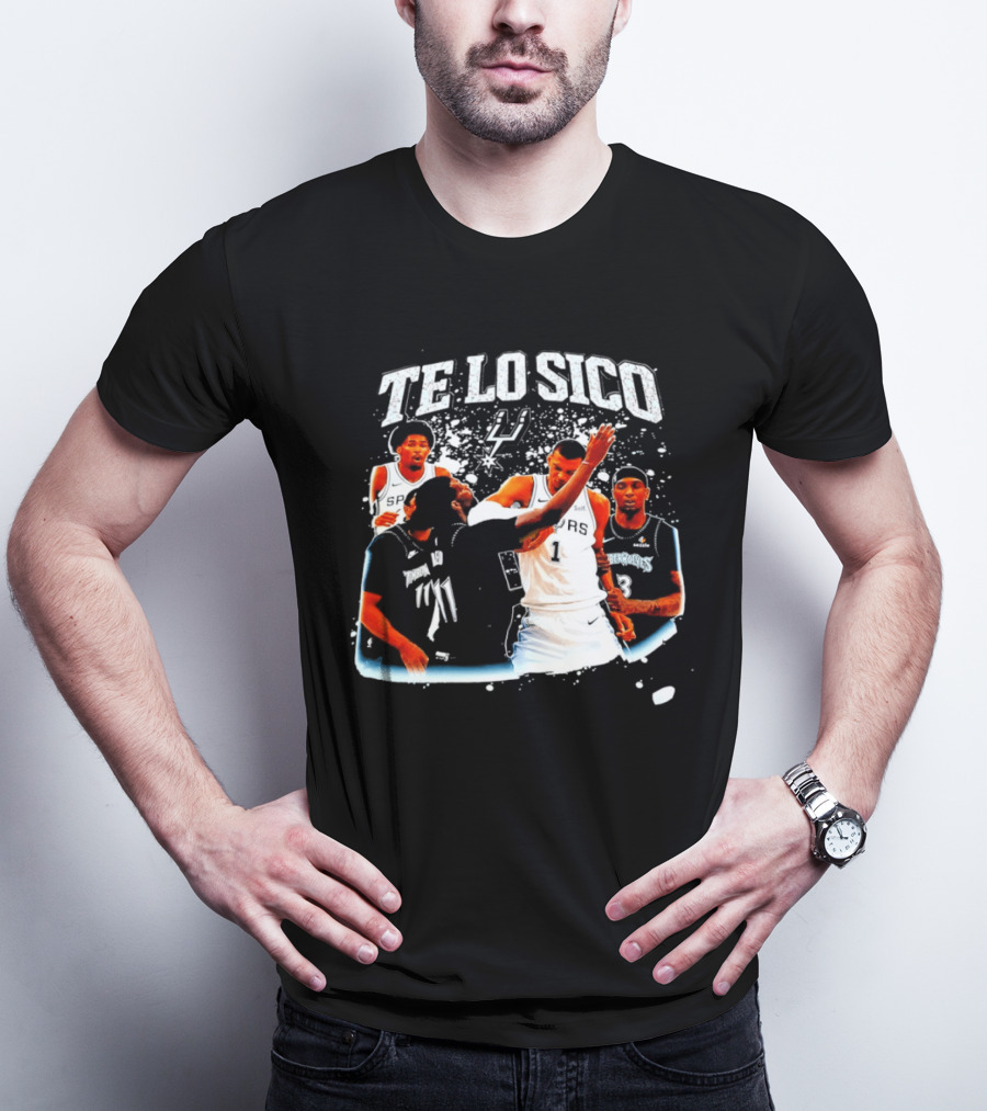 San Antonio Spurs Te Lo Sico Basketball Victor Wembanyama Naz Reid T-Shirt
