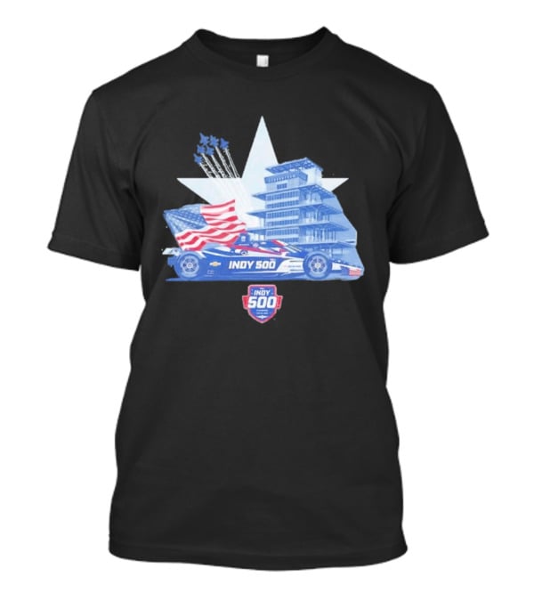Need For Speed Indy 500 American Flag 2026 Racing Event T-Shirt