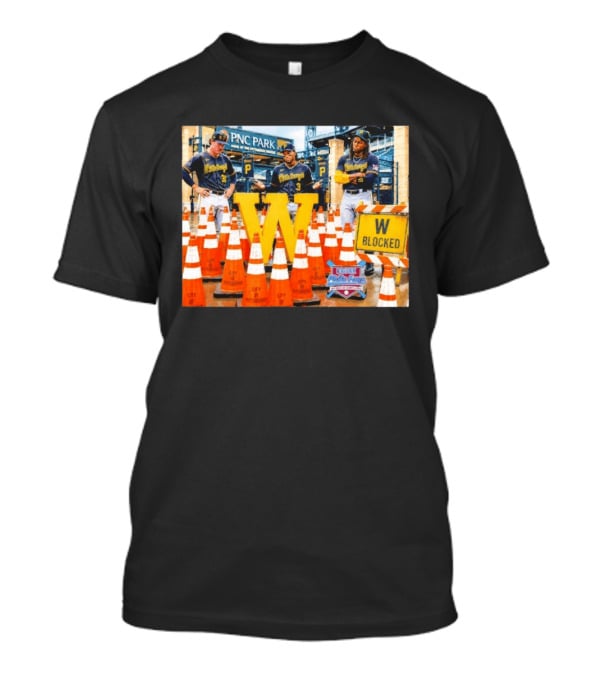 Skenes Jones Keller Pittsburgh Pirates PNC Park W Blocked T-Shirt