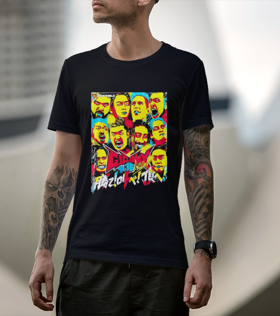 NJPW G1 Climax 36 Multicolor Wrestlers T-Shirt