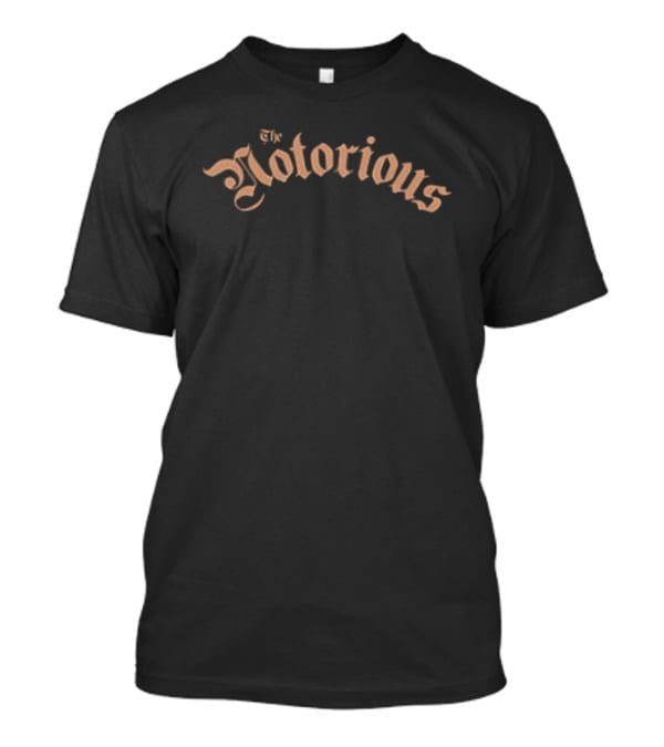 The Notorious Conor McGregor UFC Two Sided Stamp Profile T-Shirt