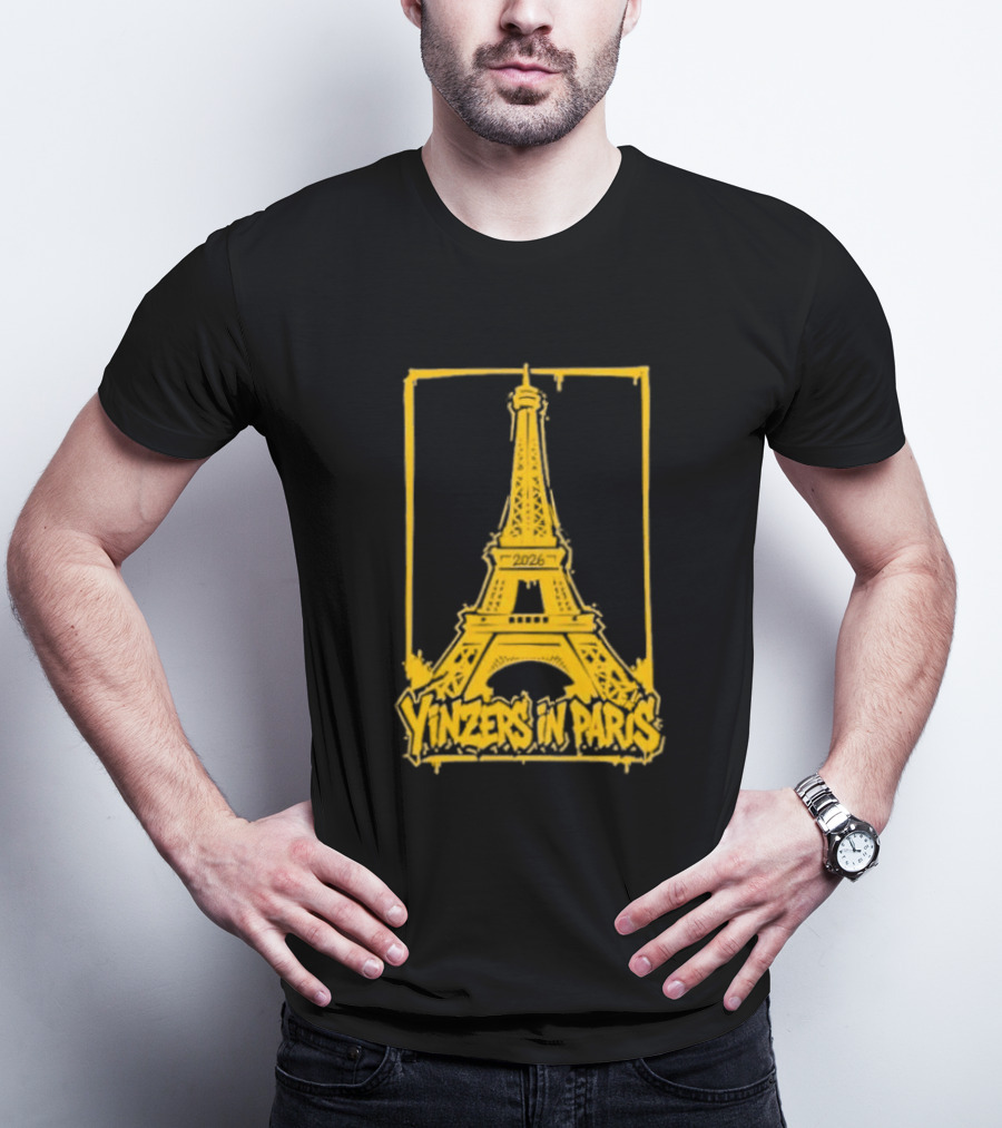Pittsburgh Steelers Yinzers In Paris Eiffel Tower 2026 T-Shirt