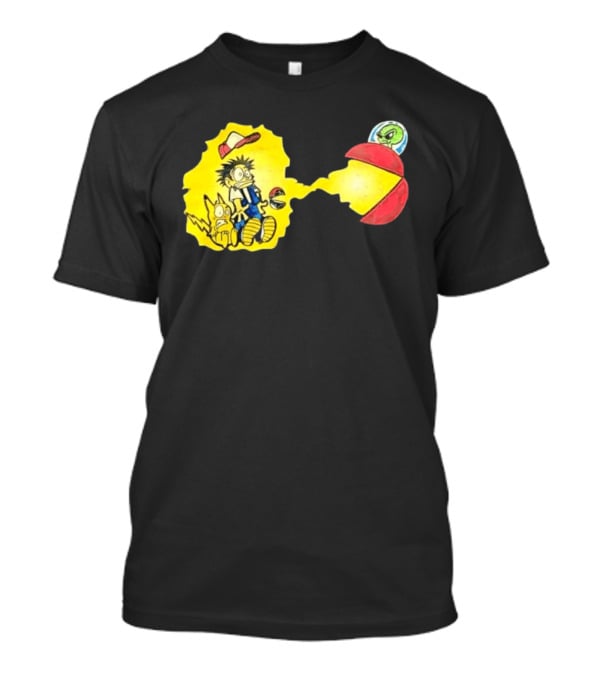 Pokémon Alien Nation Meets Pac Man Mashup T-Shirt