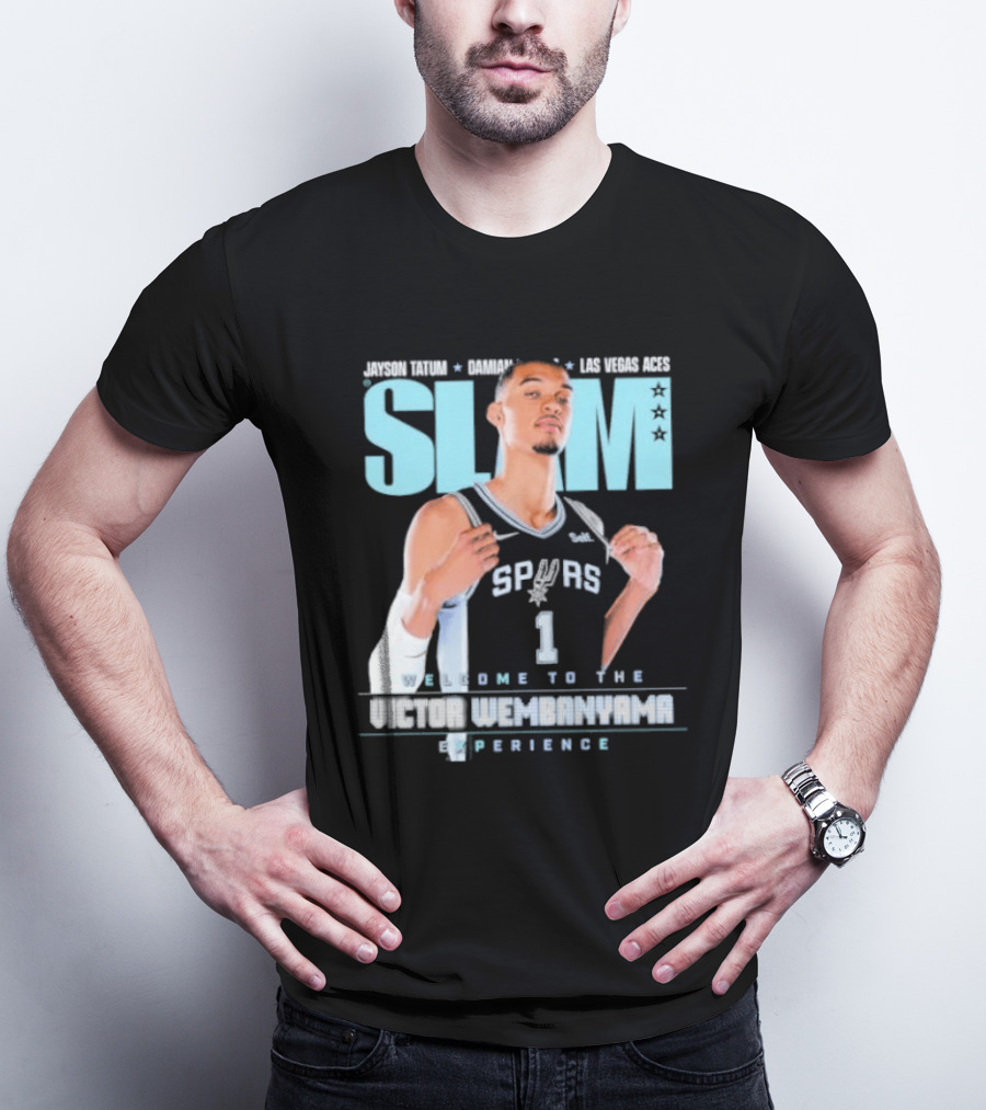 SLAM Victor Wembanyama Spurs Experience Welcome T-Shirt