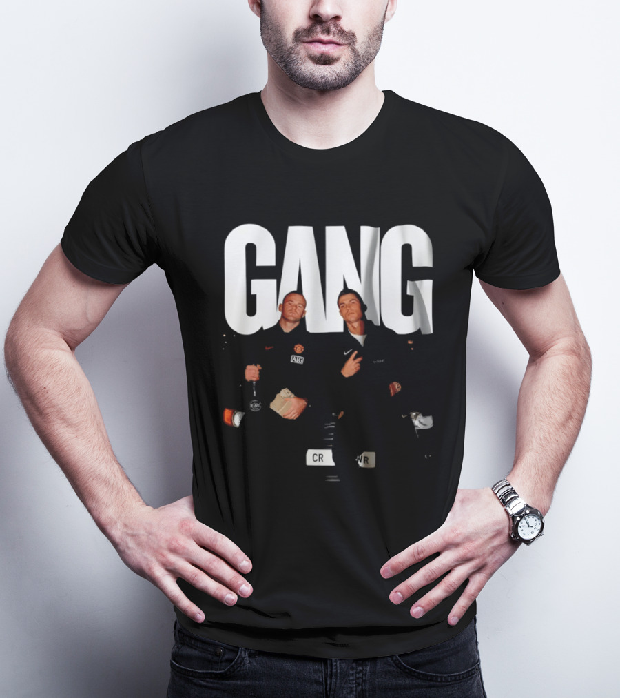 Cristiano Ronaldo Wayne Rooney Manchester United Gang T-Shirt