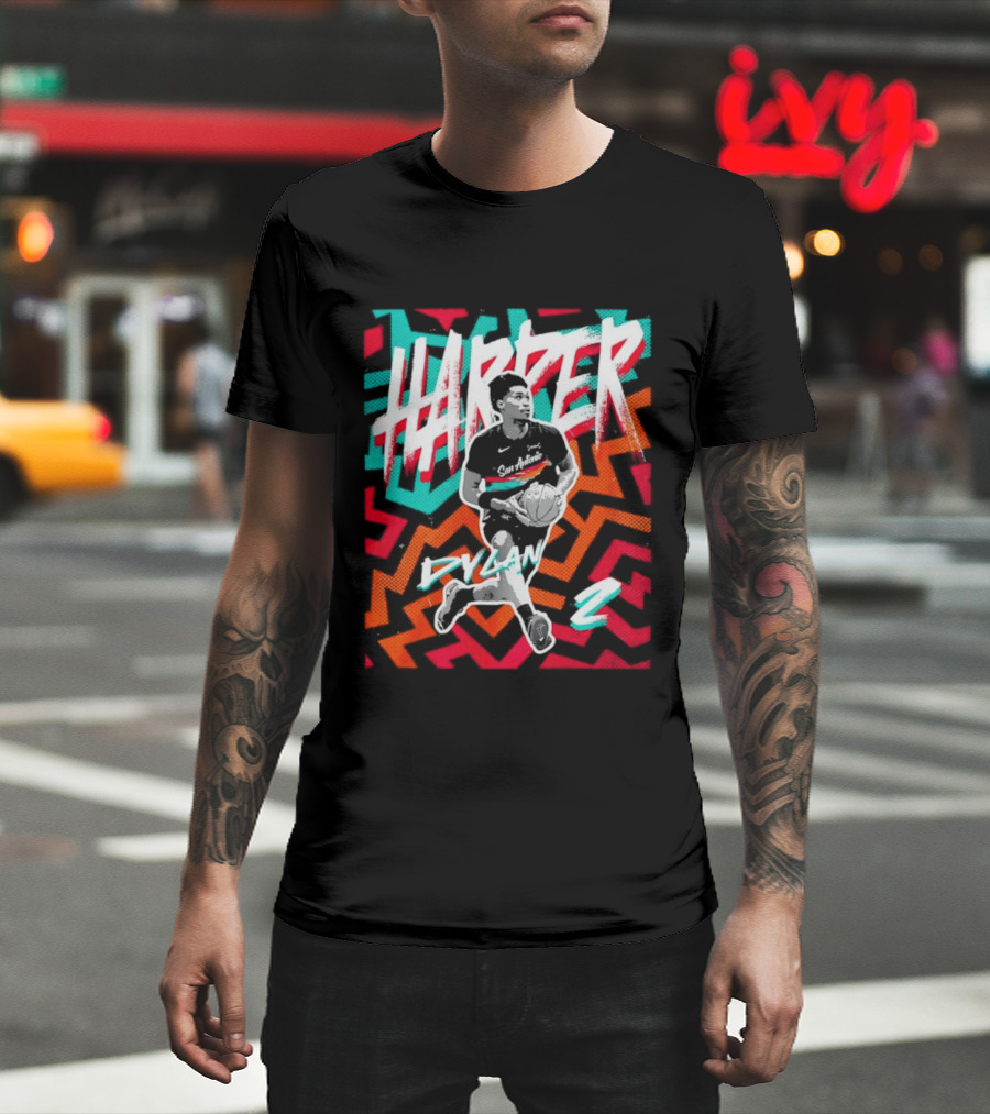 Dylan Harper San Antonio Spurs 2 NBA Fiesta T-Shirt