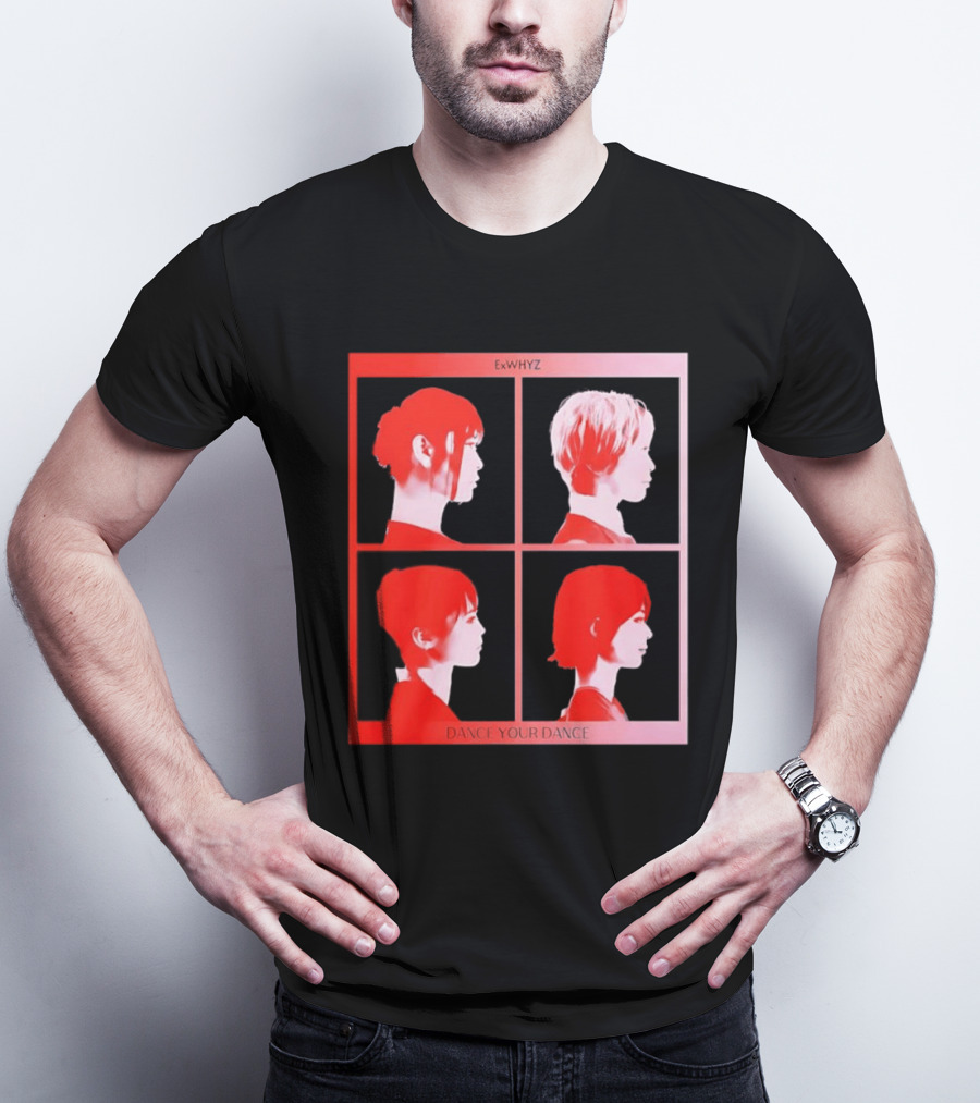Exwhyz Dance Your Dance Four Profiles Red Frame T-Shirt