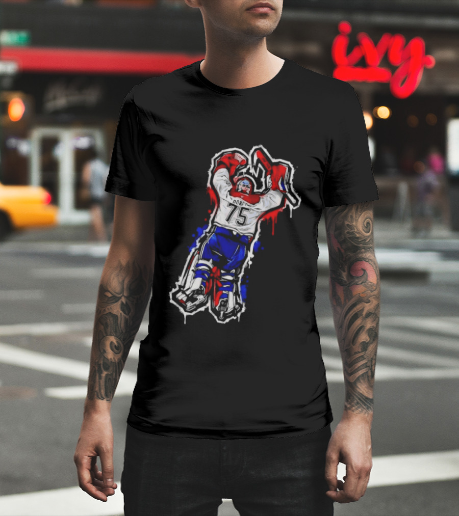Laval Rocket Jakub Dobes Goalie 75 Hockey T-Shirt
