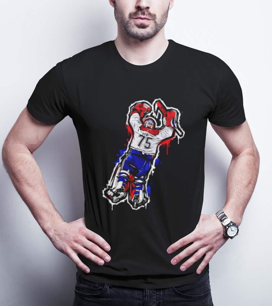 Laval Rocket Jakub Dobes Goalie 75 Hockey T-Shirt