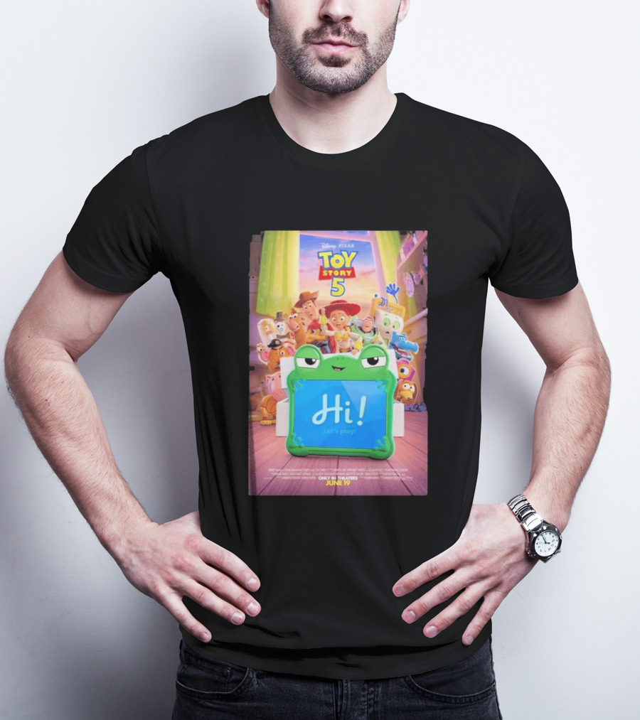 Disney Pixar Toy Story 5 Hi! Let's Play In Theaters June 19 Playtime Has A New Look T-Shirt