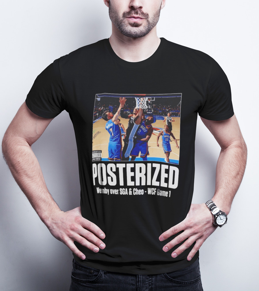Ized Victor Wembanyama Chet Holmgren Shai Gilgeous Alexander NBA Game 1 2026 T-Shirt