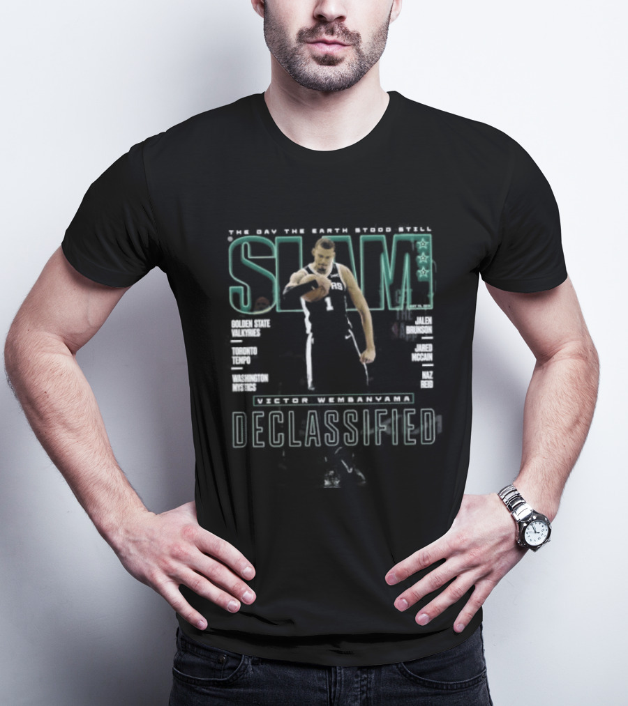 SLAM Victor Wembanyama Declassified The Day The Earth Stood Still T-Shirt