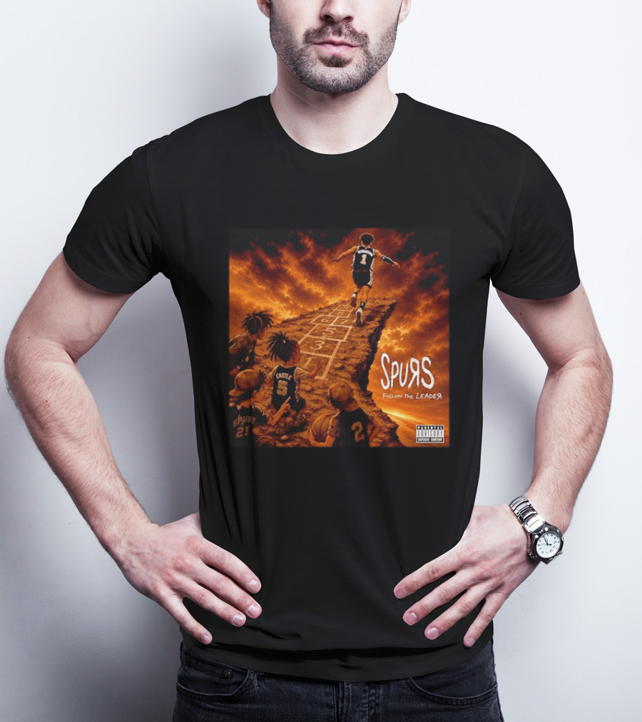 Victor Wembanyama Spurs Follow The Leader San Antonio NBA T-Shirt