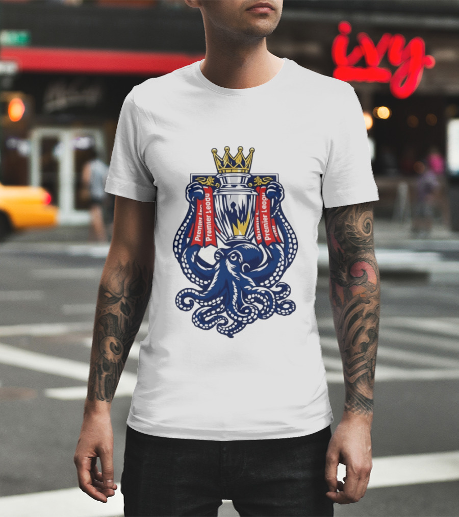 Octopus Holding Premier League Trophy Arsenal 2026 T-Shirt